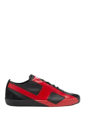 DIESEL® S-slante D Sneakers In Suede And Leather - Multicolor
