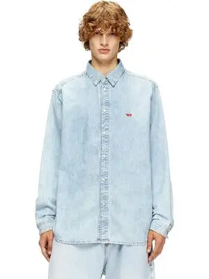 DIESEL® Shirt In Denim - Blue