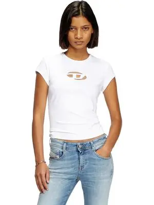 DIESEL® Oval D" Logo T-shirt - White