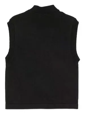 WALTER VAN BEIRENDONCK Starry Eyes Intarsia-knit Vest - Black