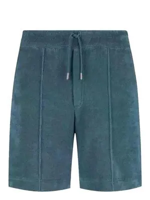 AURELIEN Leisure Drawstring Shorts - Blue