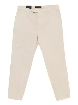 MICHAEL COAL Belt-loop Pocket Trousers - Neutrals