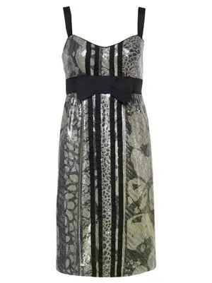 Diane Von Furstenberg Ariba Sequined Dress - Grey