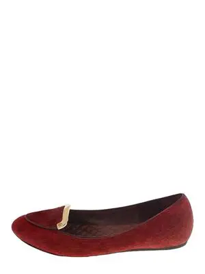 Tory Burch Calf-hair Ballet Flats - Red