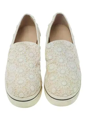 Stella McCartney Floral Lace Slip-on Sneakers - Neutrals