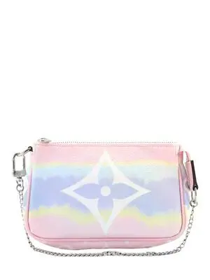 LOUIS VUITTON Louis Vuitton Pochette Accessoires Limited Edition Escale Monogram Giant Mini Clutch Bag Multicolour