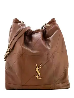 Saint Laurent Jamie 4.3 Pochon Quilted Leather Shoulder Bag - Brown