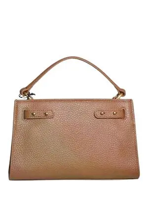 NO:RAE Small Valegro Buckle-detail Leather Tote Bag - Brown