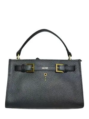 NO:RAE Valegro Leather Tote Bag - Black