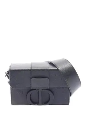 Dior 30 Montaigne Shoulder Bag - Black