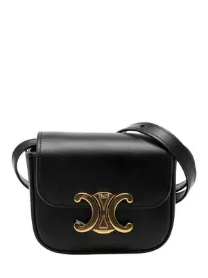 Celine Mini Calfskin Claude Crossbody Bag - Black