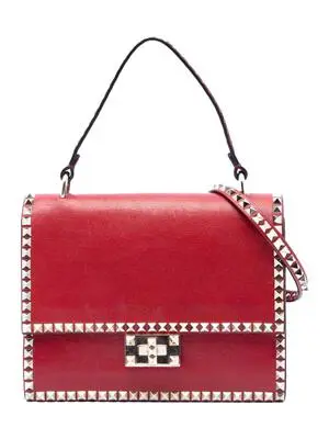 Valentino Garavani Rockstud No Limit Satchel - Red