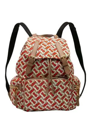 Burberry Medium Tb Monogram Nylon Backpack - Brown