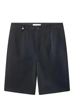 GABBA Pleated Tailored Shorts - Blue