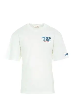 MC2 SAINT BARTH Graphic-print T-shirt - White