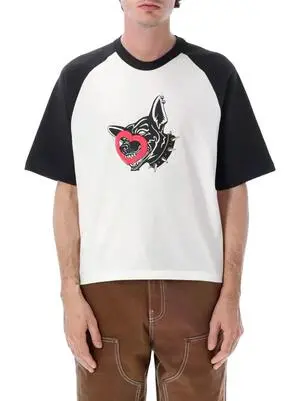 VANS Dayana Dog Face Graphic-print T-shirt - White