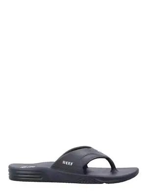 Reef Fanning H2o Flip Flops With Logo Plaque - Blue