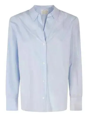 MC2 SAINT BARTH Vertical Stripes Shirt - Blue