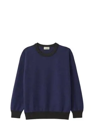 Johnstons Of Elgin Liddell Cashmere Sweatshirt - Blue