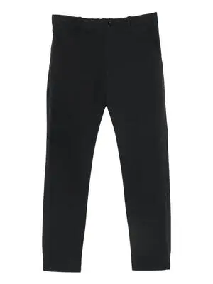 Incotex Incotex Slim Fit Elasticated Waistband Trousers Black