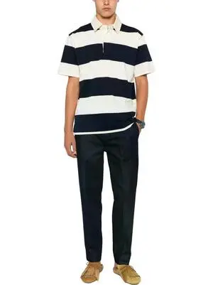 BONHEUR Pressed Crease Straight-leg Jeans - Blue