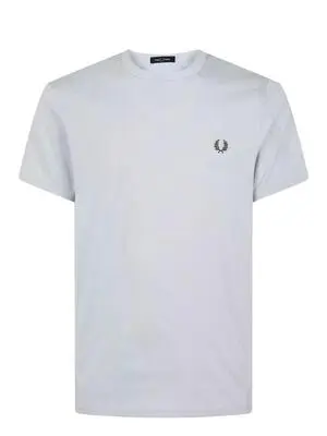 Fred Perry Logo-embroidered T-shirt - Blue