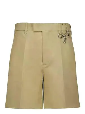 Miu Miu Pressed-crease Shorts - Neutrals