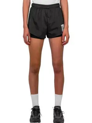 Satisfy Layered Design Shorts - Black