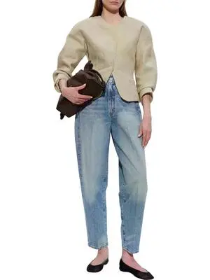 AGOLDE Faded Effect Tapered Leg Jeans - Blue