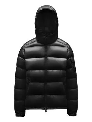 Moncler Maya Hooded Short Down Jacket - Black