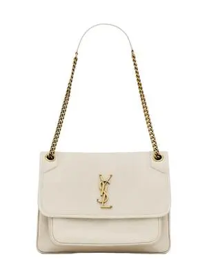 Saint Laurent Niki Medium Shoulder Bag - Retro White