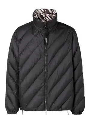 Fendi Reversible Quilted Nylon Down Jacket - Black
