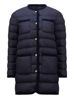 MONCLER Moncler Gencay Quilted Coat With Woven Trim