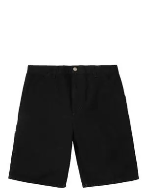 Carhartt Work In Progress Logo Patch Chino Shorts - Black