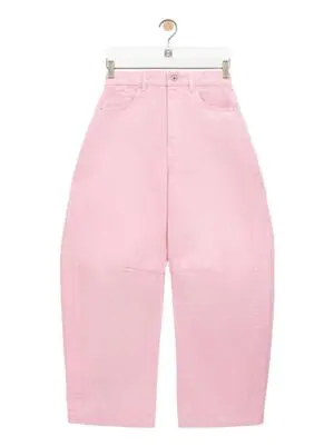 Loewe Wide-leg Barrel Trousers - Pink