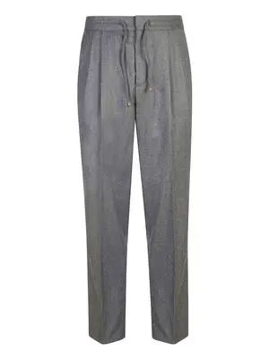 Brunello Cucinelli Brunello Cucinelli Pleated Tapered Leg Trousers Medium Gray