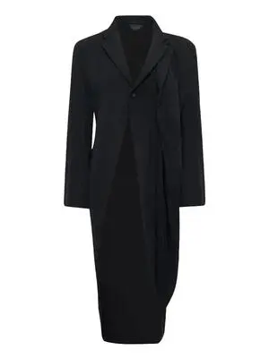 Comme Des Garçons Draped Asymmetric Jacket - Black