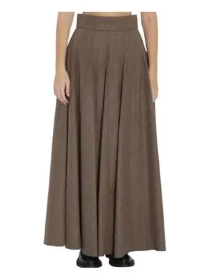 MAX MARA Max Mara Bellico Flared Maxi Skirt