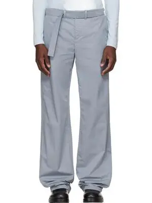 RIER Belt Loop Casual Pants With Detachable Belt