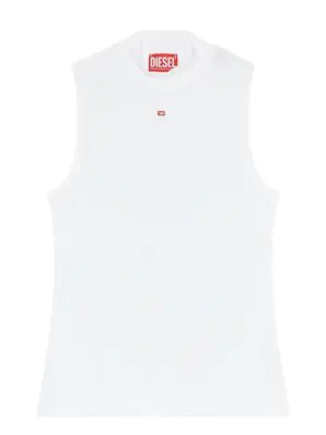 DIESEL® Diesel Mock Neck Ribbed Tank Top No