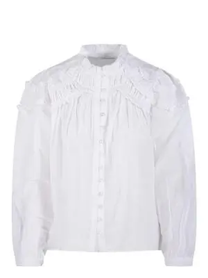 ISABEL MARANT ÉTOILE Isabel Marant Etoile Christa Pleated Collar Shirt
