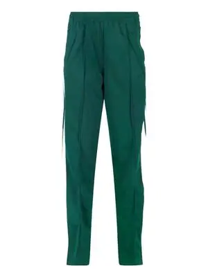 Adidas Side Stripe Popper Trousers - Green