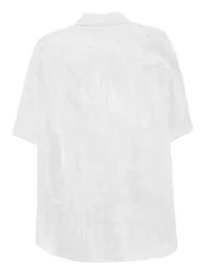 AMISH SUPPLIES Striped Short-sleeve Shirt - Neutrals