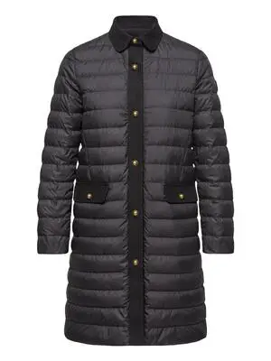 Moncler Jujulong Cotton Linen-trimmed Down Jacket - Black