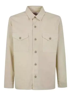Filson Field Button-up Chest-pocket Shirt Jacket - Neutrals