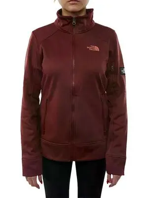 The North Face Zip-up Sweatshirt - Red