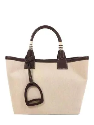 Hermès Steeple Canvas Tote Bag - Neutrals