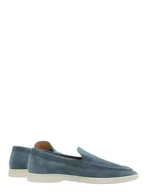 AURELIEN Yacht Suede Loafers - Blue