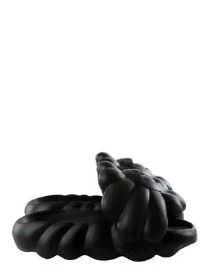 OHANA HATAKE Full-bloom Sandals - Black