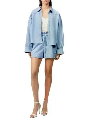 DRYKORN Edict Drawstring-waist Shorts - Blue